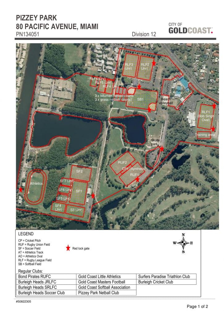 Pizzey Park - Gold Coast Info